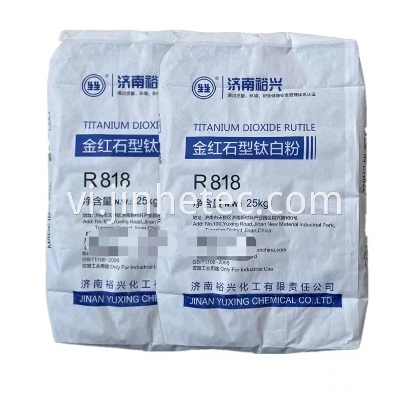 Trung Quốc Yuxing Titanium dioxide TiO2 R818 cho sơn Các nhà sản xuất
